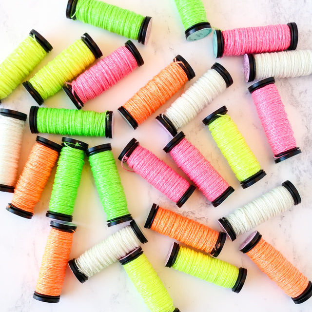 10 tips for stitching with glow in the dark thread - Stitched Modern