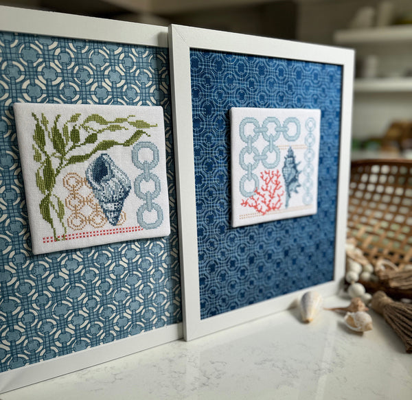 Cross Stitch Pattern - Modern Beach House 2 - Stitched Modern