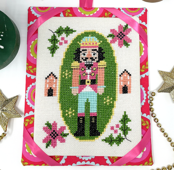 Nordic Nutcracker Cross Stitch Pattern - Stitched Modern