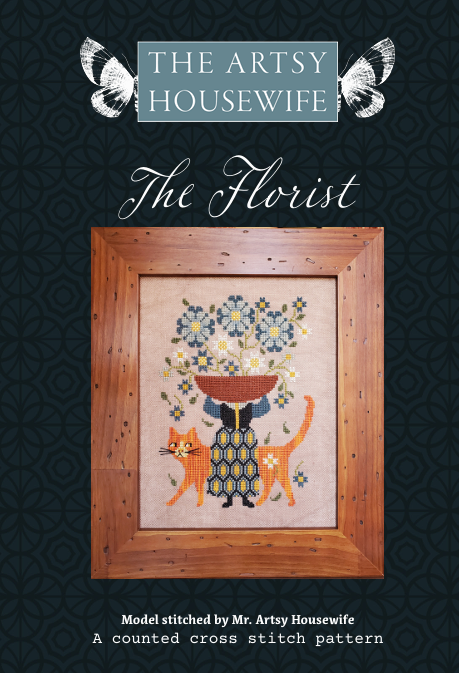 The Florist Cross Stitch Pattern - Stitched Modern