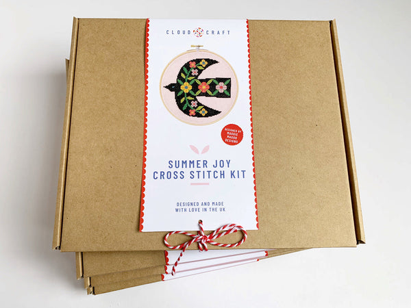 Summer Joy Cross Stitch Kit - Stitched Modern