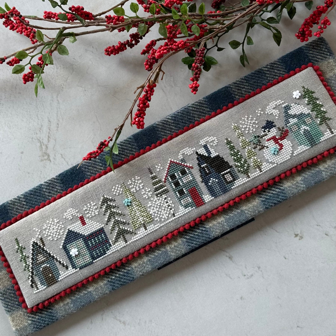 Tiny Town Cross Stitch Pattern - Frosty - Stitched Modern