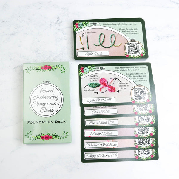Hand Embroidery Companion Cards - Stitched Modern