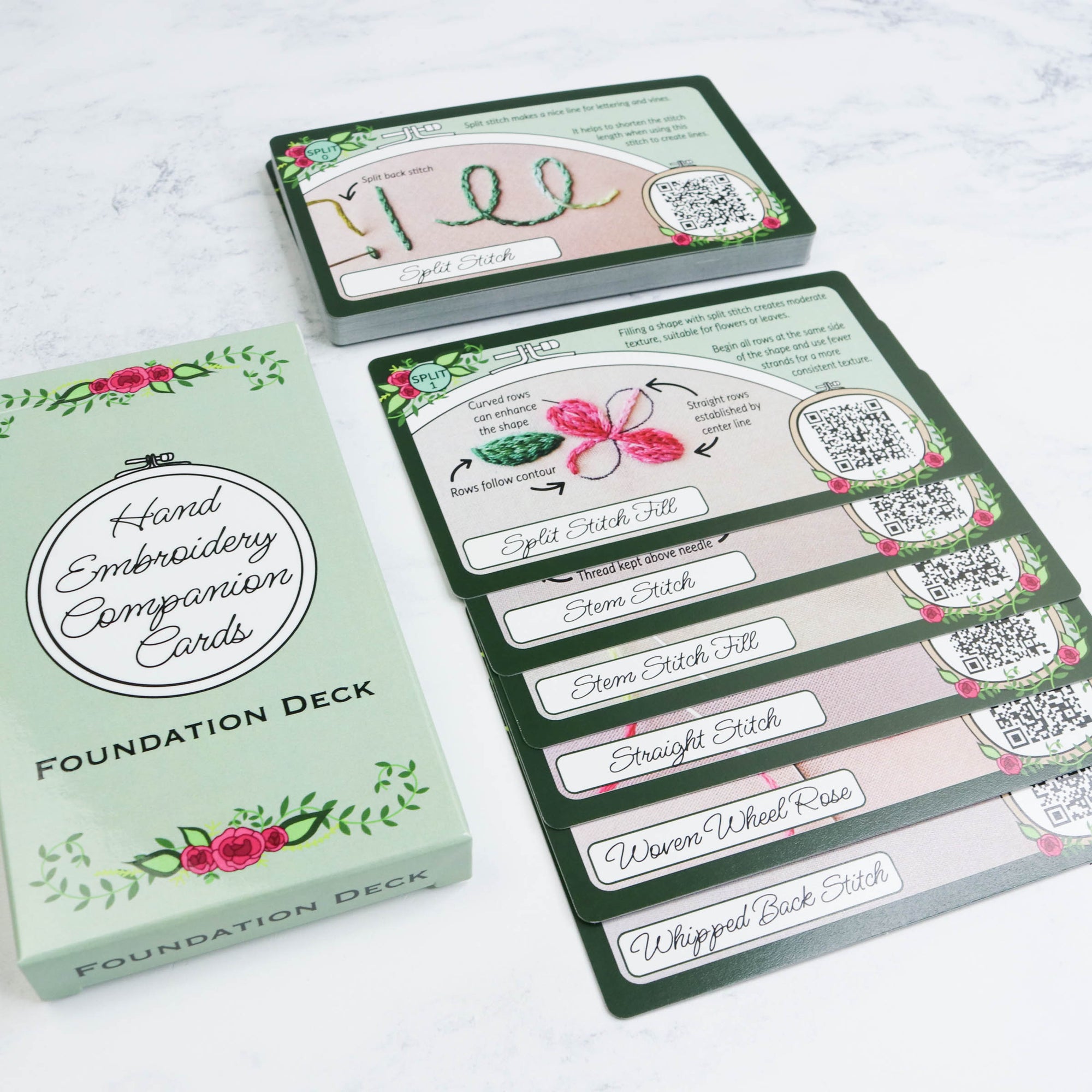 Hand Embroidery Companion Cards - Stitched Modern