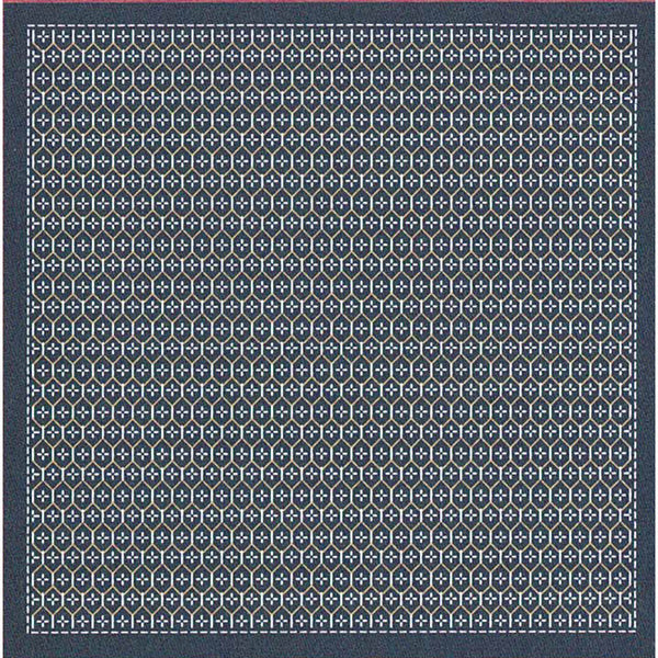 Sashiko Weaving (Kuguri-Sashi) Sampler Cloth - Kikkoh Hansashi Navy ...
