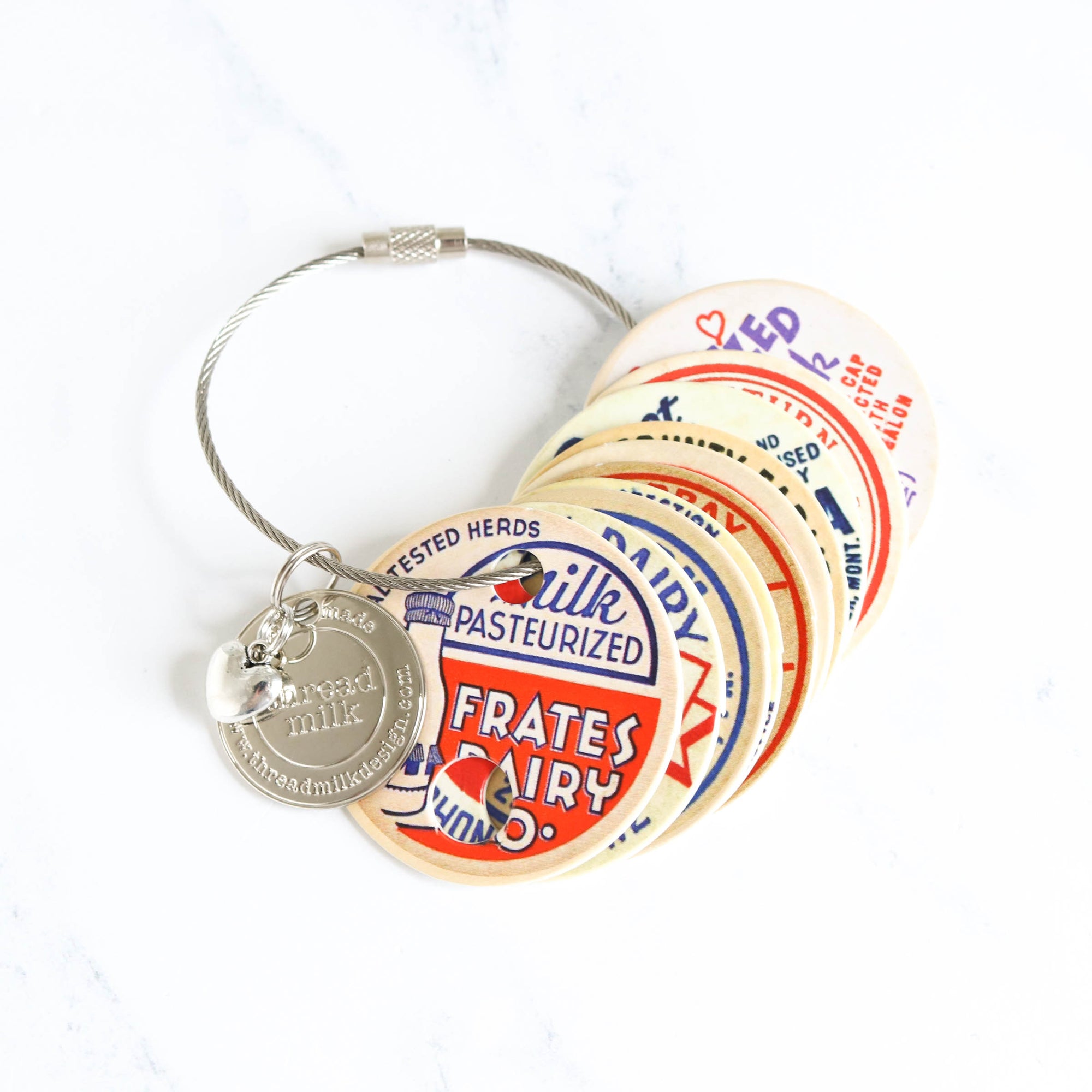 Vintage-Inspired Thread Drops - Stitched Modern