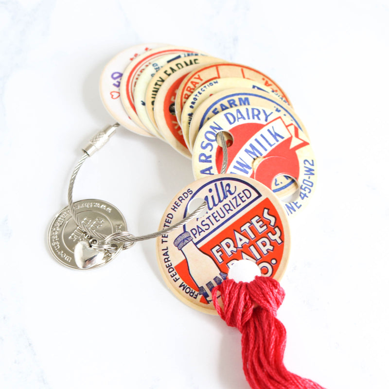 Vintage-Inspired Thread Drops - Stitched Modern