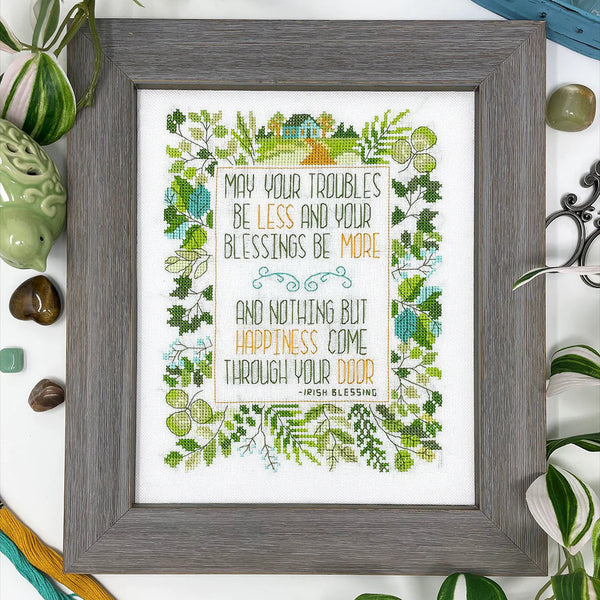 An Irish Blessing Cross Stitch Pattern - Stitched Modern