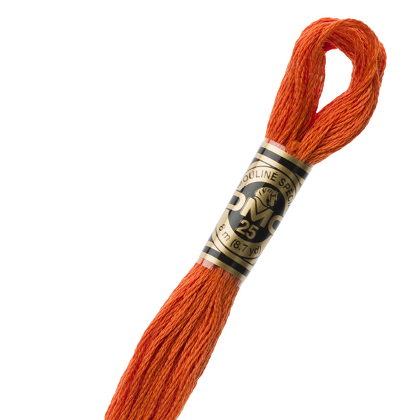 DMC 720 Cotton Embroidery Floss - Stitched Modern