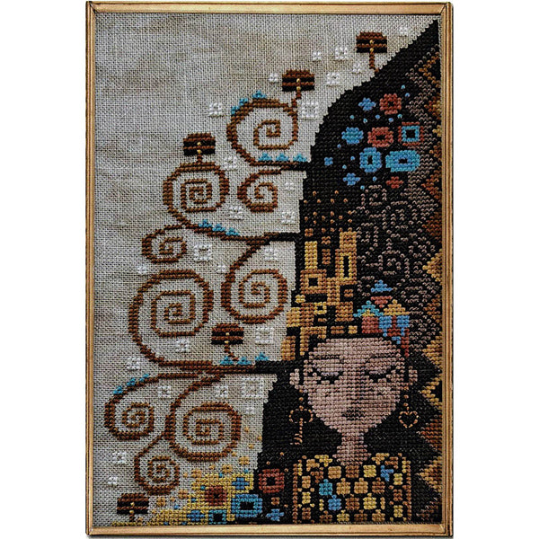 Dreaming of Klimt Cross Stitch Pattern - Stitched Modern