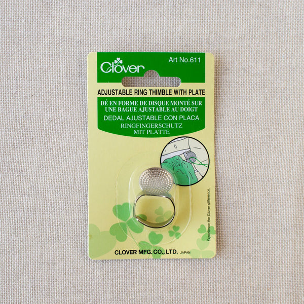 Adjustable Metal Palm Thimble for Sashiko - Stitched Modern