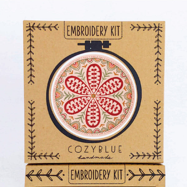 cozyblue hand embroidery kits - Stitched Modern