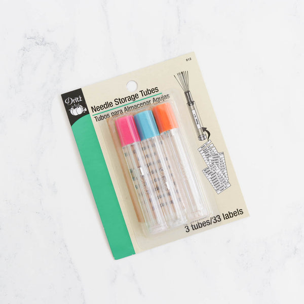 Needle Storage Tubes with Magnet - Stitched Modern