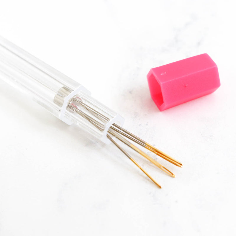 Needle Storage Tubes with Magnet - Stitched Modern