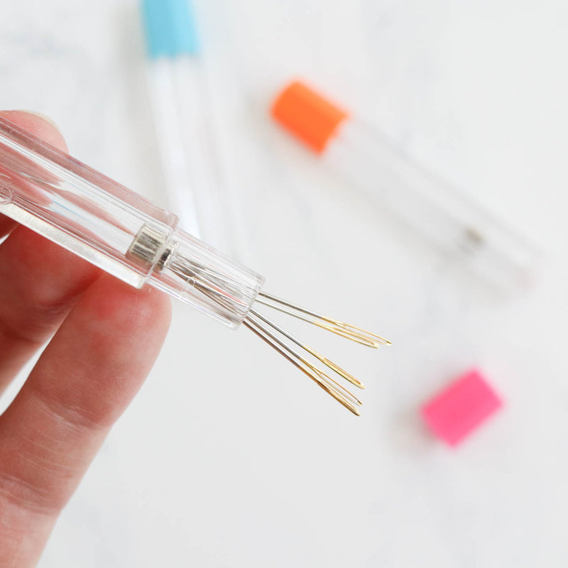 Needle Storage Tubes with Magnet - Stitched Modern