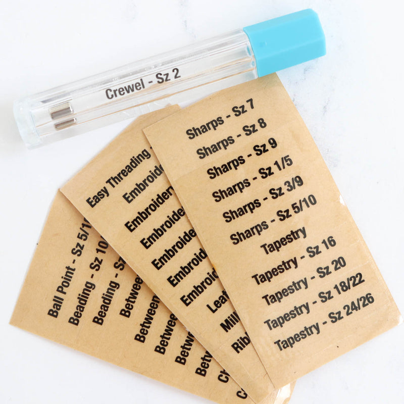 Needle Storage Tubes with Magnet - Stitched Modern