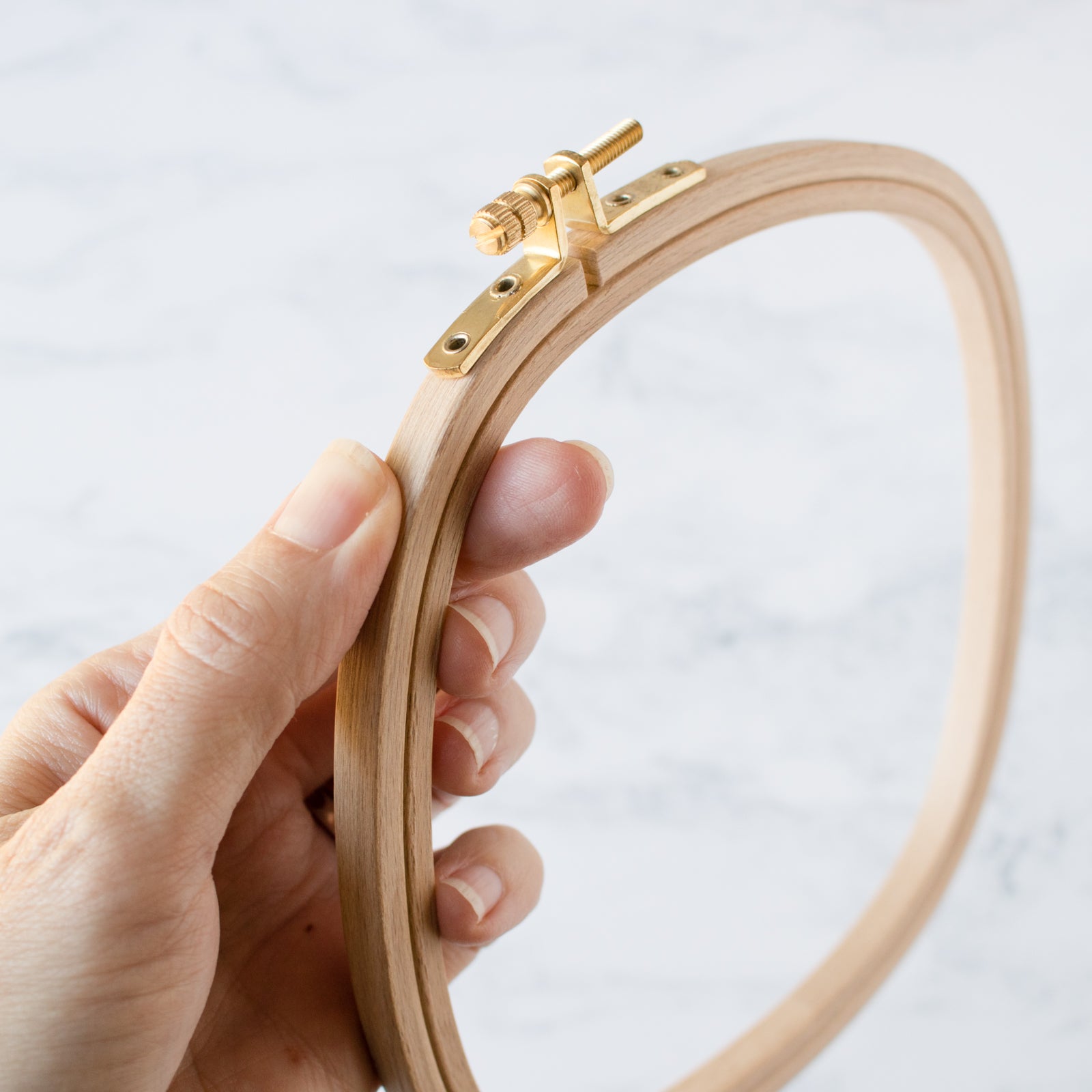 Premium Hard Wood Embroidery Hoops - Square - Stitched Modern