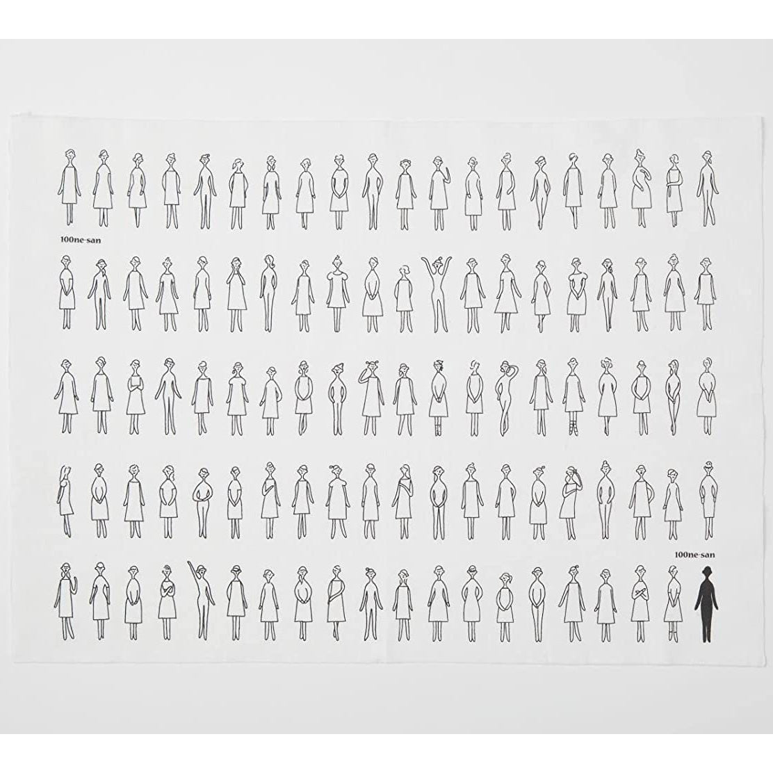 100 Ladies Printed Embroidery Fabric - Stitched Modern