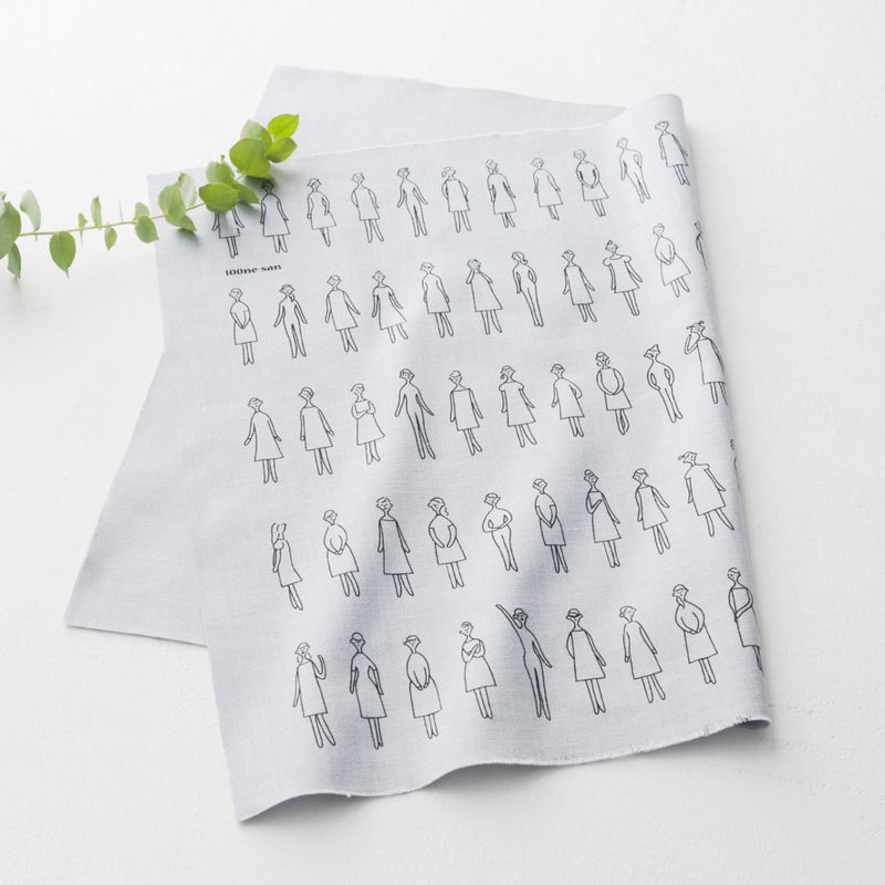 100 Ladies Printed Embroidery Fabric - Stitched Modern