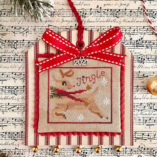 Jingle Jolly Joy Cross Stitch Pattern - Stitched Modern