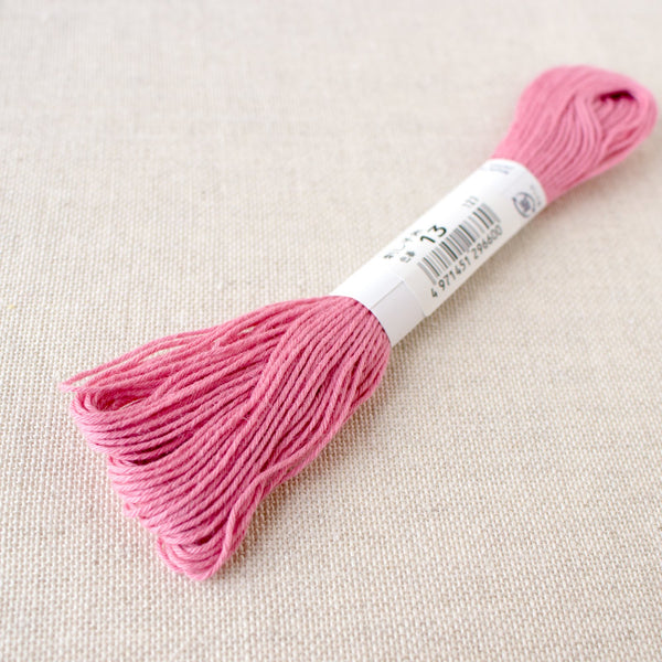 Japanese Sashiko Thread - Rose Pink (#13) - Stitched Modern