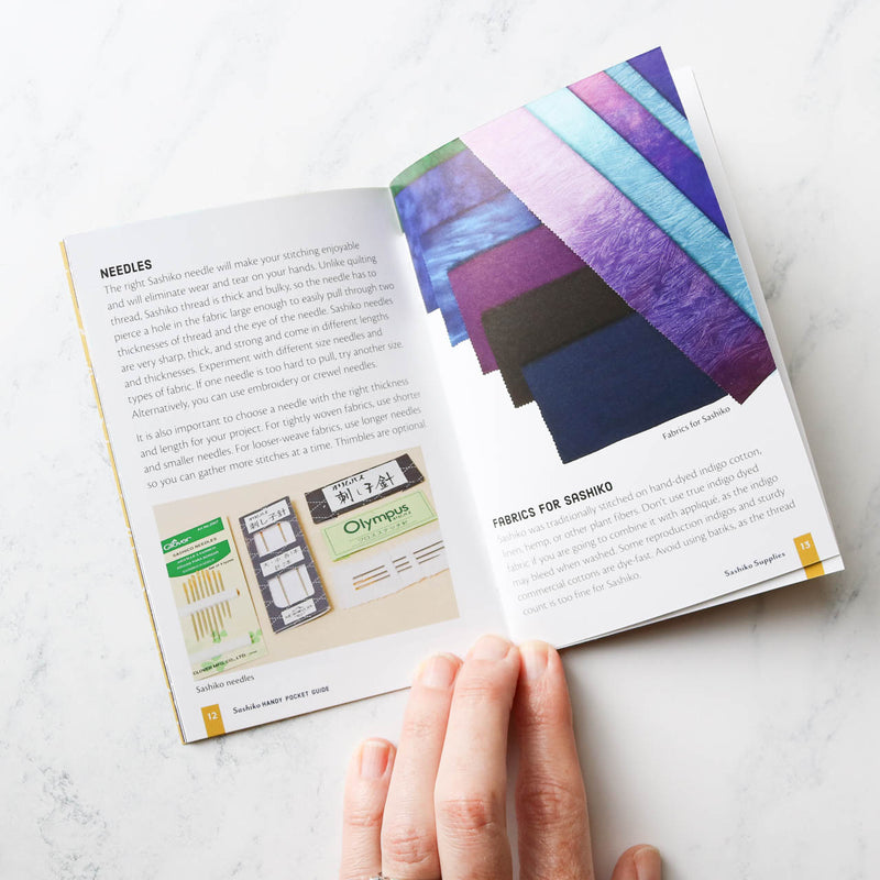 Sashiko Handy Pocket Guide - Stitched Modern
