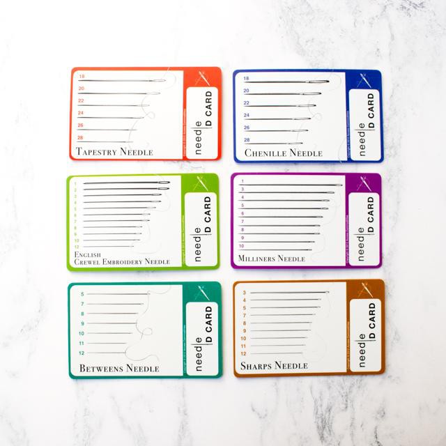 Needle Identification Cards - Stitched Modern