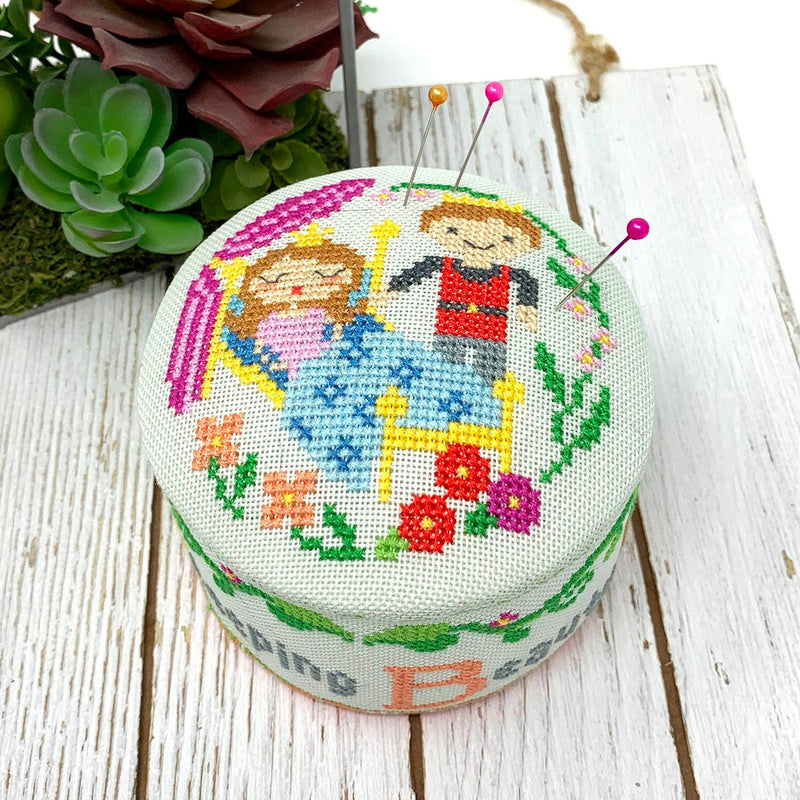 Fairy Tale Pincushion Cross Stitch Pattern - Sleeping Beauty - Stitched ...